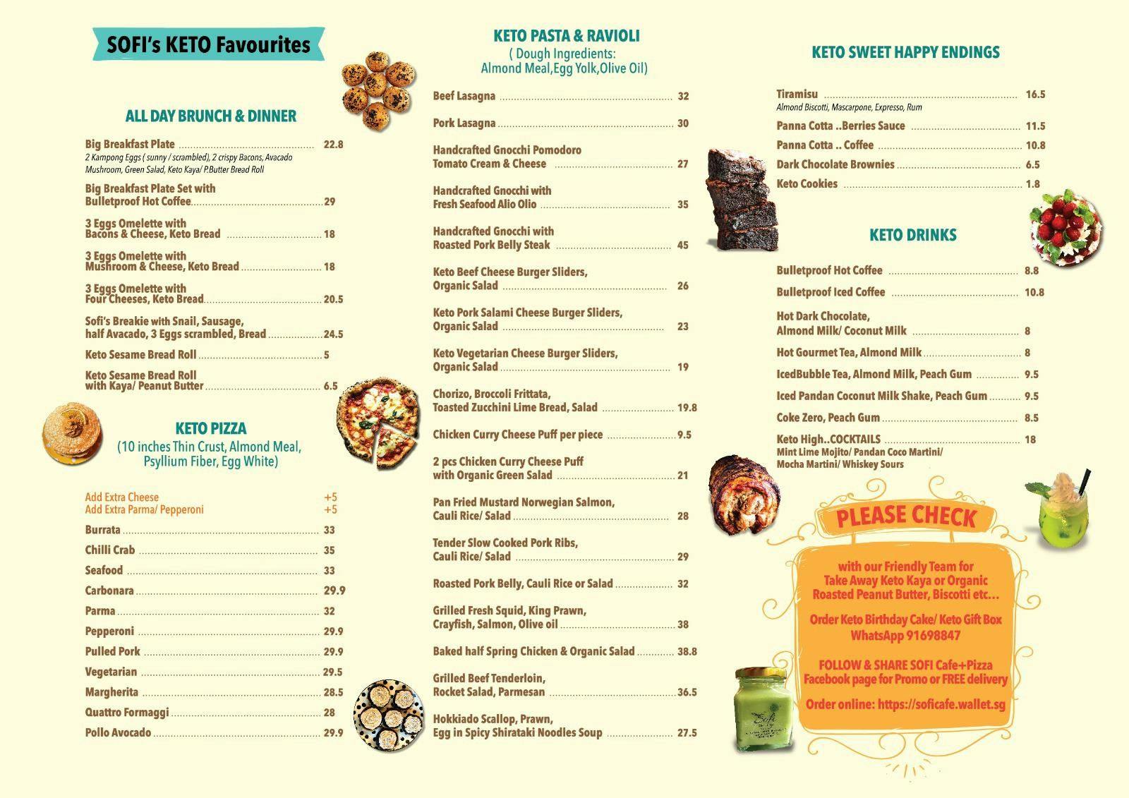 Sofi Cafe+Pizza+Keto | Book Now! - inline online bookings